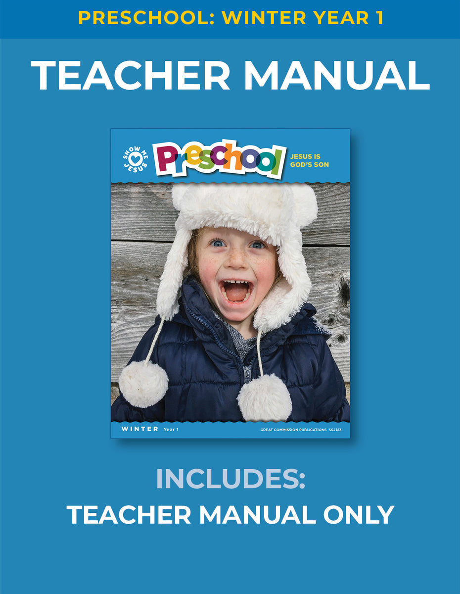 Preschool Jesus Is God's Son Teacher Manual – Great Commission Publications