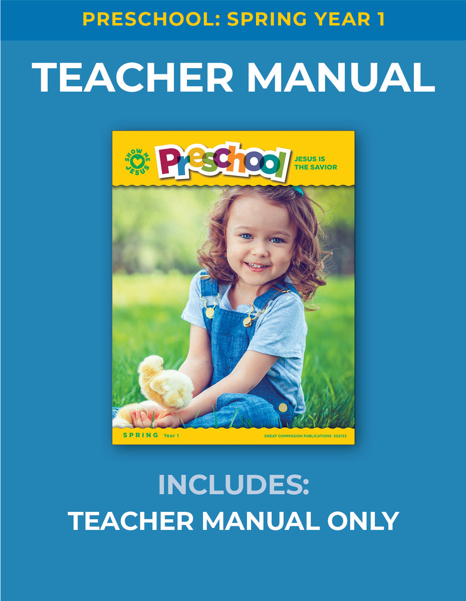 Preschool Jesus Is the Savior Teacher Manual – Great Commission ...