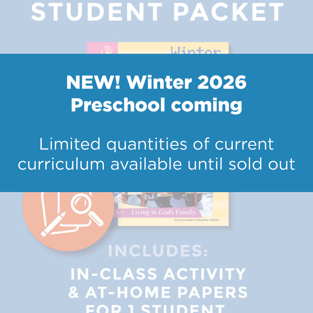 Preschool Living in God's Family Student Pack – Great Commission ...